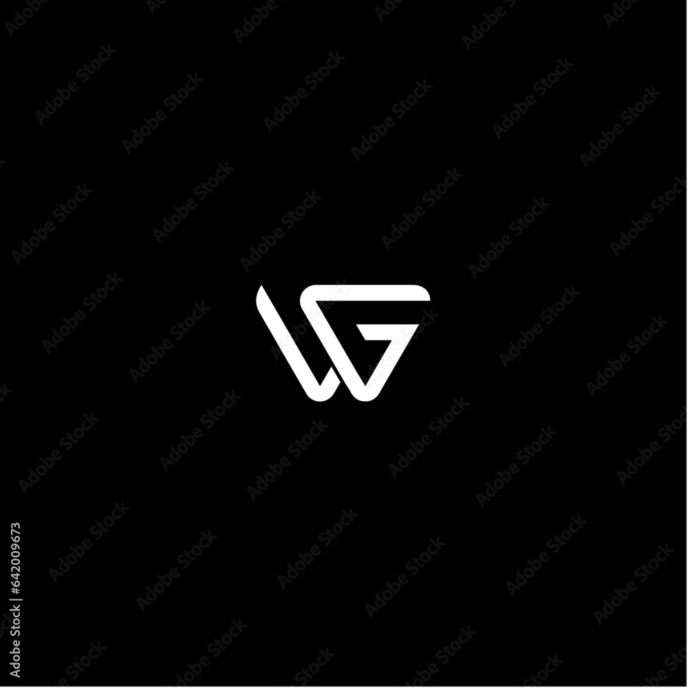WG Monogram Logo Vector Art, Icons, and Graphics for Free Download ...