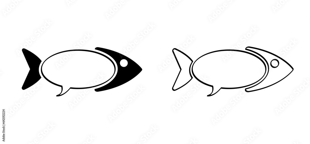 Fishhook or fish hook. Fish line pattern. Vector sea, ocean or water ...