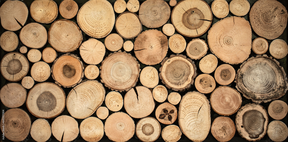Nature's Geometry: Cross-Section Views of Decorative Wood Textures ...