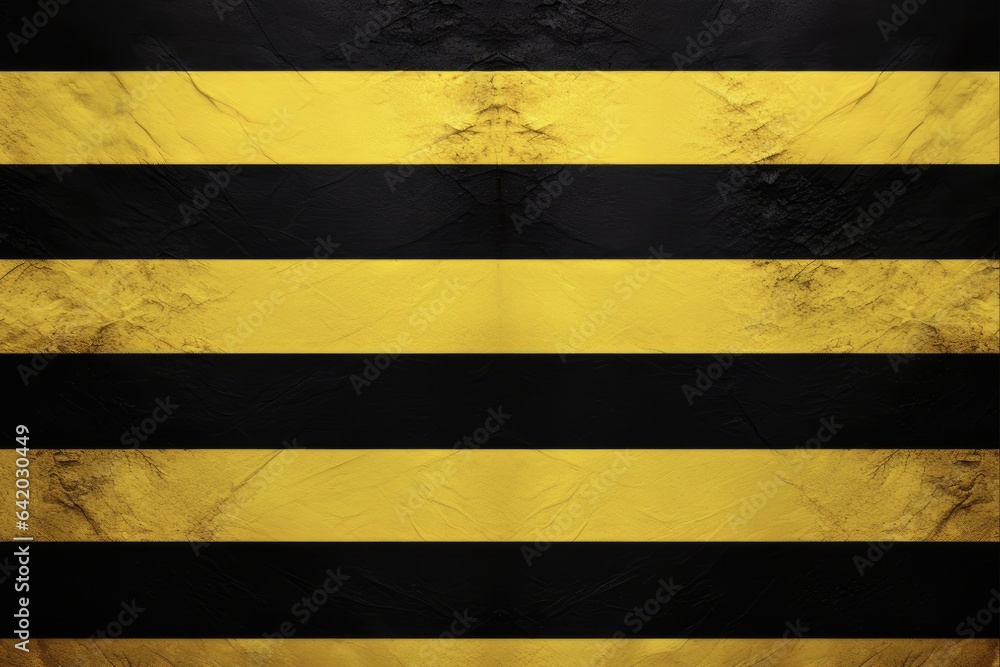 Yellow Black Stripes. Rough Background of Striped Texture for Signs and ...