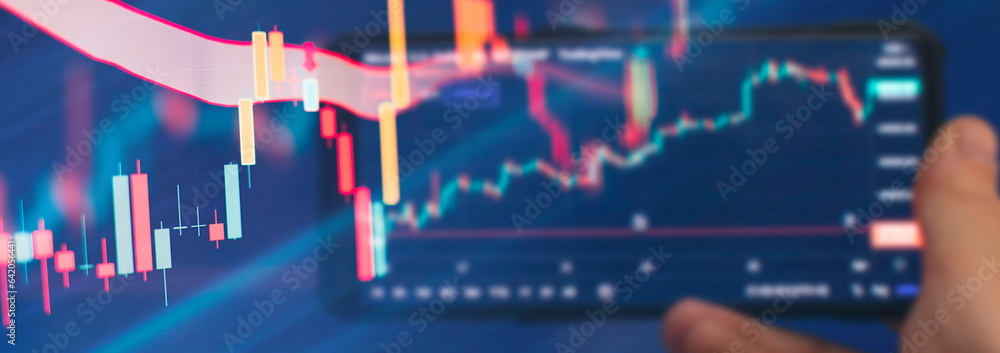 Analyzing investment statistics and indicators on dashboard for trading ...