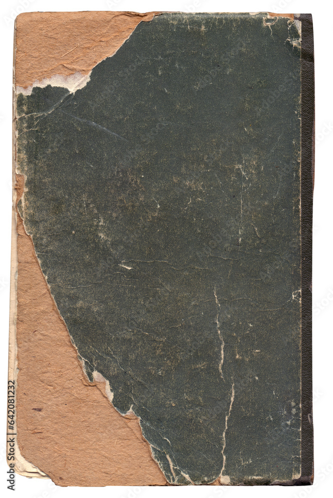 Vintage background of old book torn paper texture with scratches Stock ...