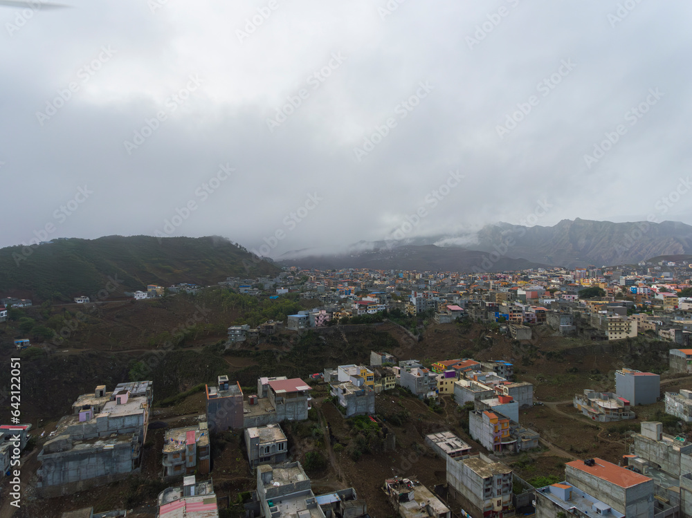 Aerial photos of Assomada in Santiago Island, Cabo Verde, reveal the ...