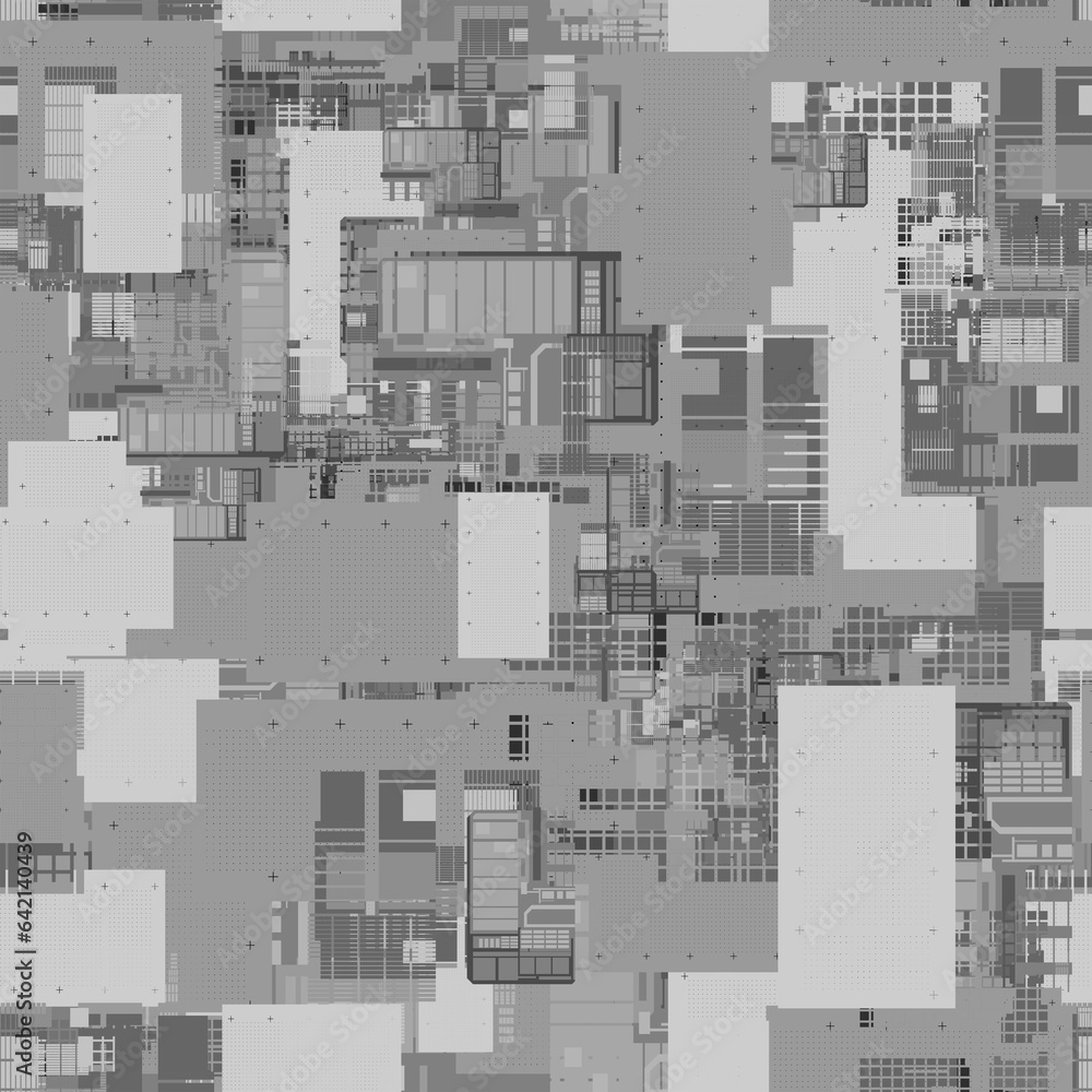 SCIFI displacement map for 3d texture Stock Illustration | Adobe Stock