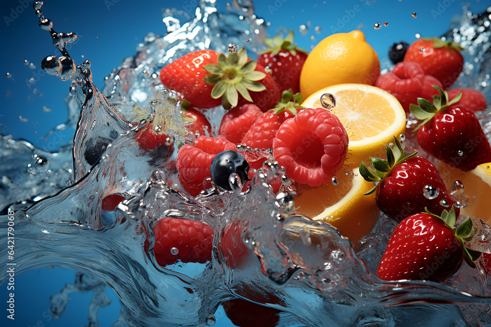 Dive into a refreshing symphony of flavors! 🌊 Our vibrant assortment of ...