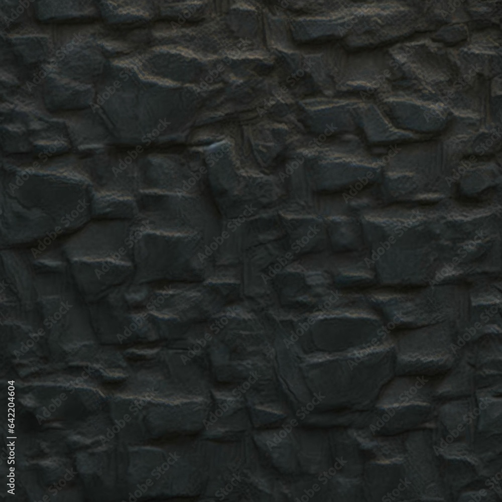 Dark Stone Texture of a Mysterious Cave Wall, Evoking the Mythical ...