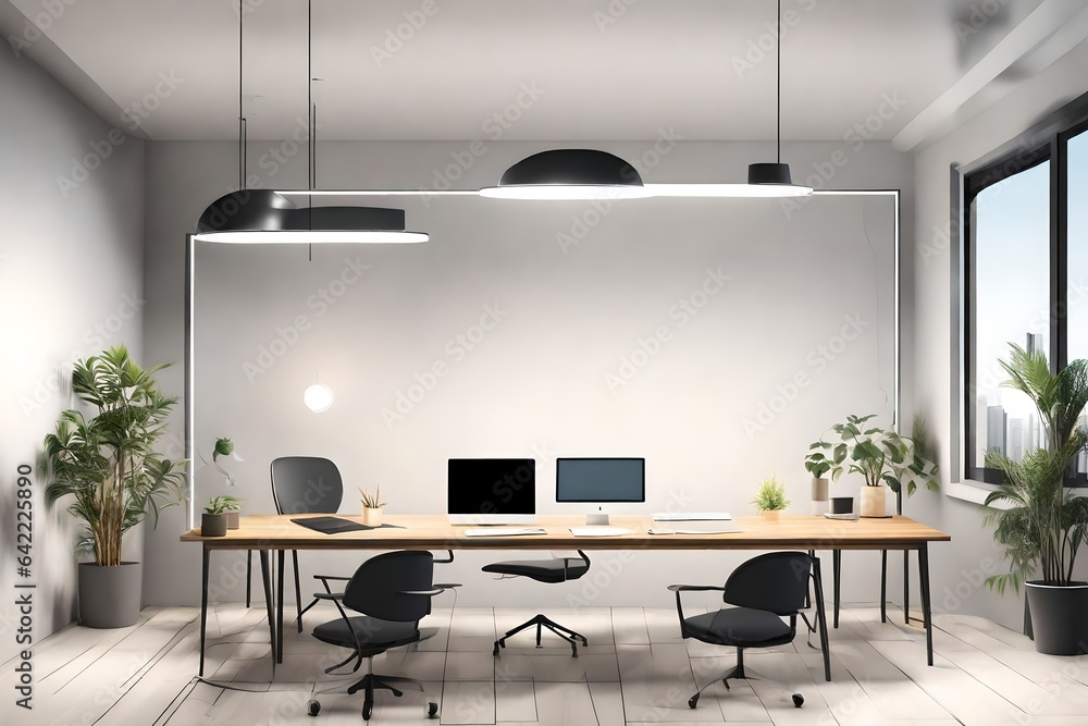 Excellent design for any application, the light box. Inside an office ...