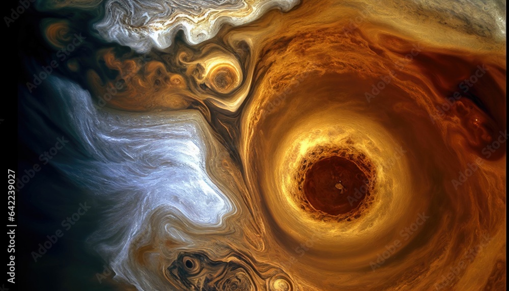 Swirling Great Red Storm on Jupiter's Surface Captured in Satellite ...