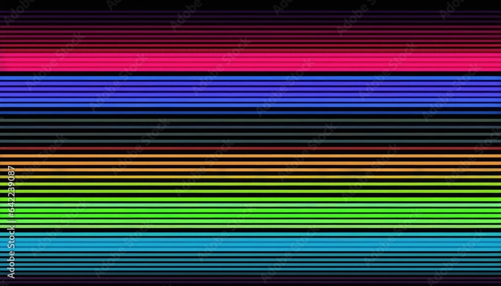 Retro Rainbow VHS Scanlines: A Colorful Nostalgic Trip Down Memory Lane ...