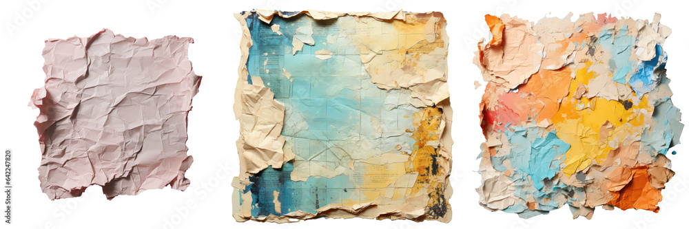 Torn paper scrap against transparent background Stock Illustration ...