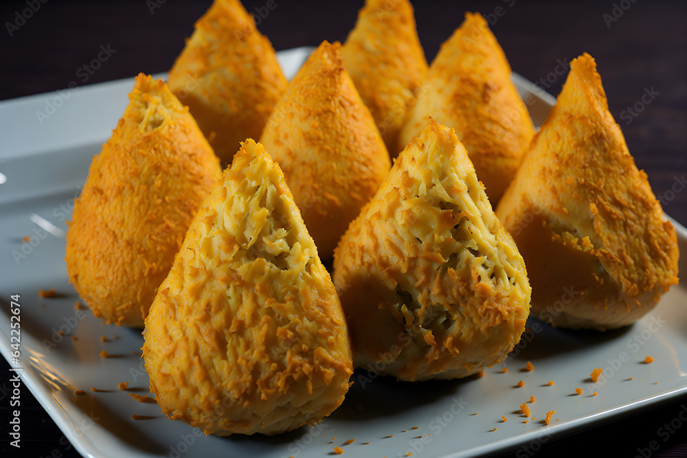 Delicious snacks from a snack bar, snacks from a bar that are tasty on ...