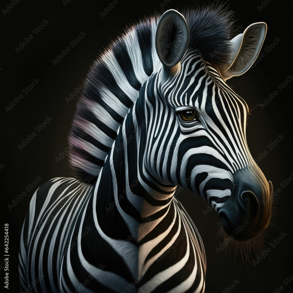 Cartoon Zebra in Disney Style: A Colorful and Playful Character for All ...
