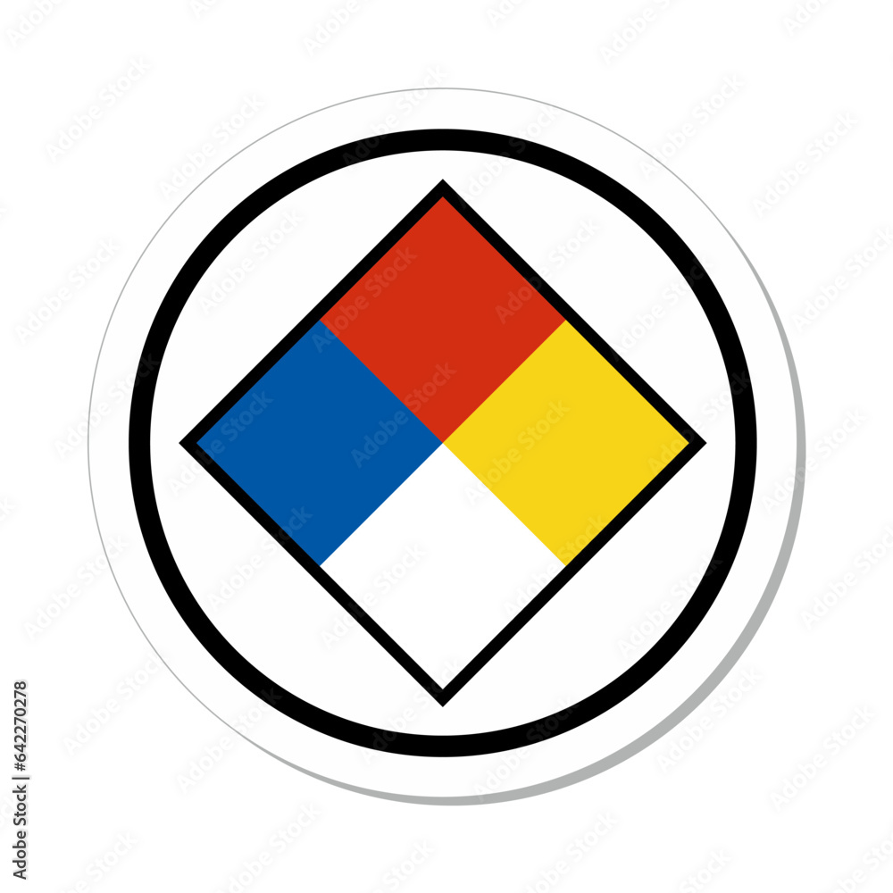 ISO Sign: NFPA Symbol Signboard vector Stock Vector | Adobe Stock