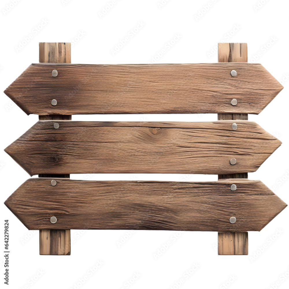 Rustic Wood Sign Board Clipart with PNG Background ilustração do Stock ...