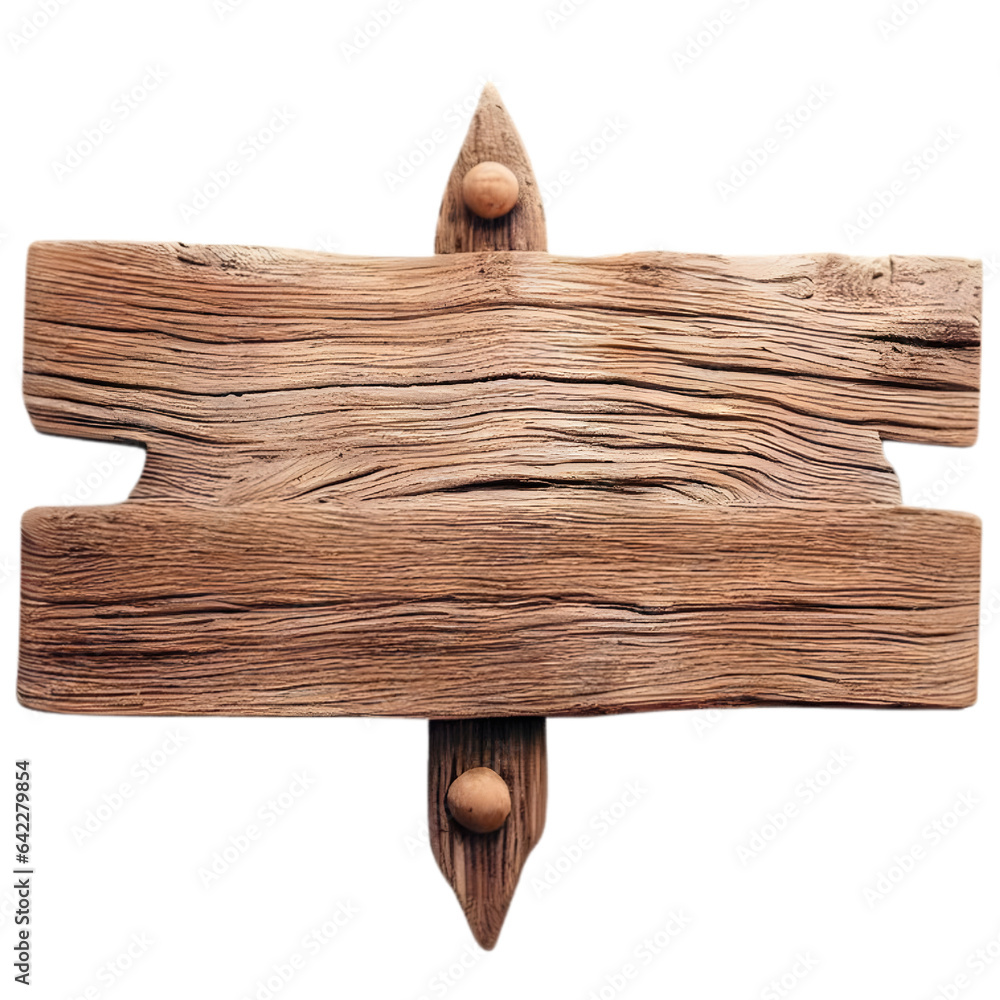 Rustic Wood Sign Board Clipart with PNG Background ilustração do Stock ...