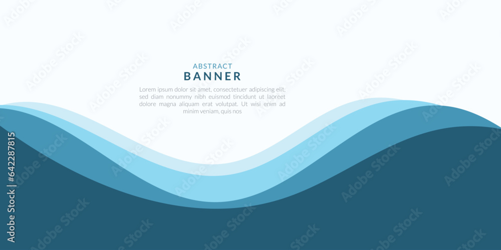 Abstract vector banner design template. Vector abstract design banner ...