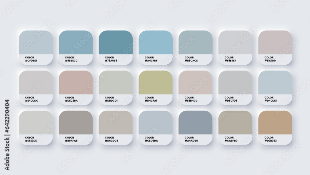 Color Palette, Procreate Color Swatches in RGB, HEX Colors, Paint Color ...
