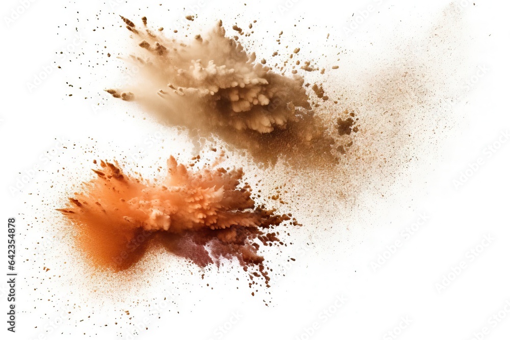 mire ash isolated burst freeze background powder mud powder white ...