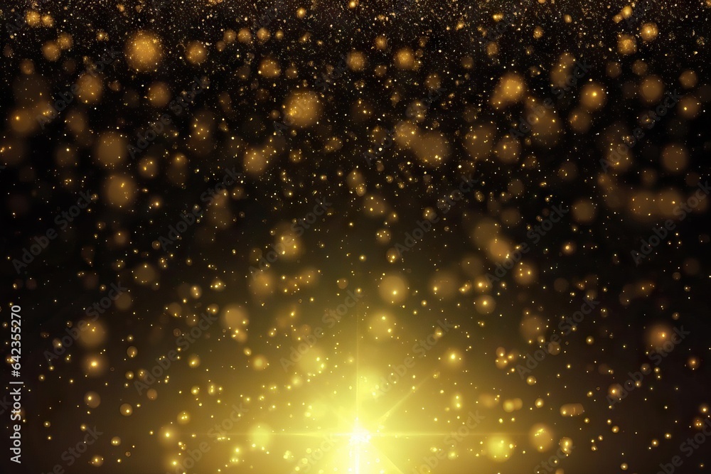 light product shining light luxury gold light Magic particles stars ...