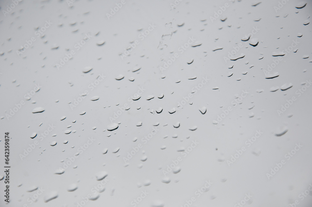 rain drop background. raindrop in autumn weather. rainy water surface ...