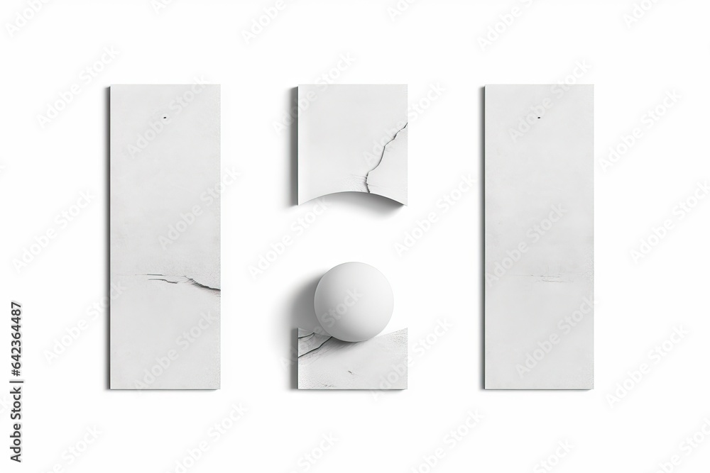 crumpled blank masking tape design tape cut Template concept blank ...