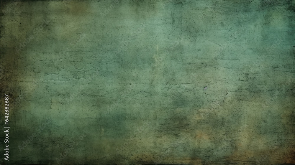 Green color Vintage old paper with grunge texture for storytelling ...