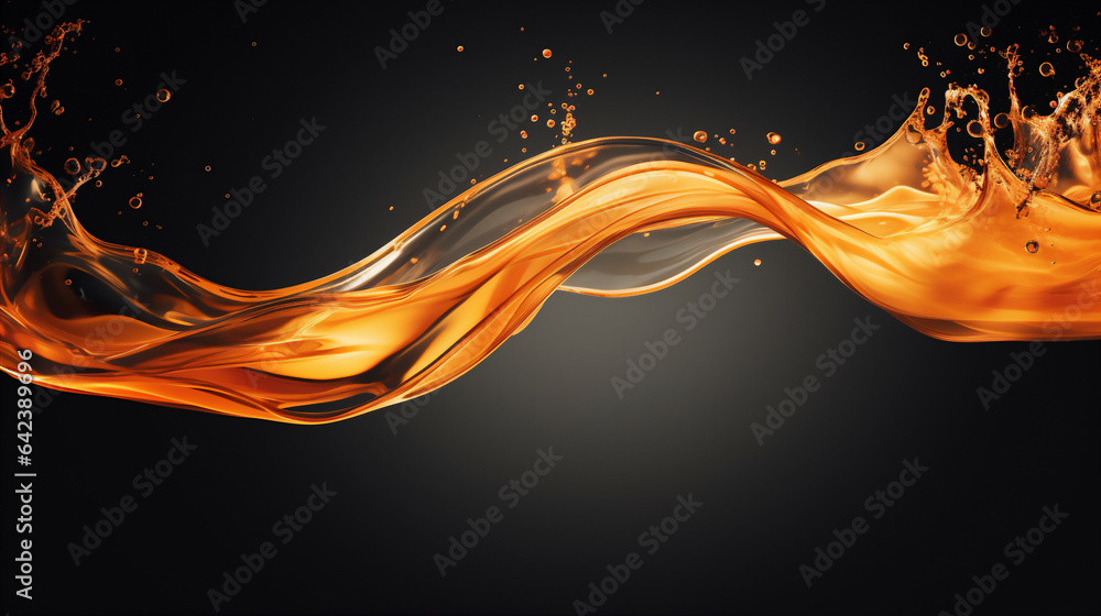 orange juice splash curve, orange fruits, full of orange juice splash ...