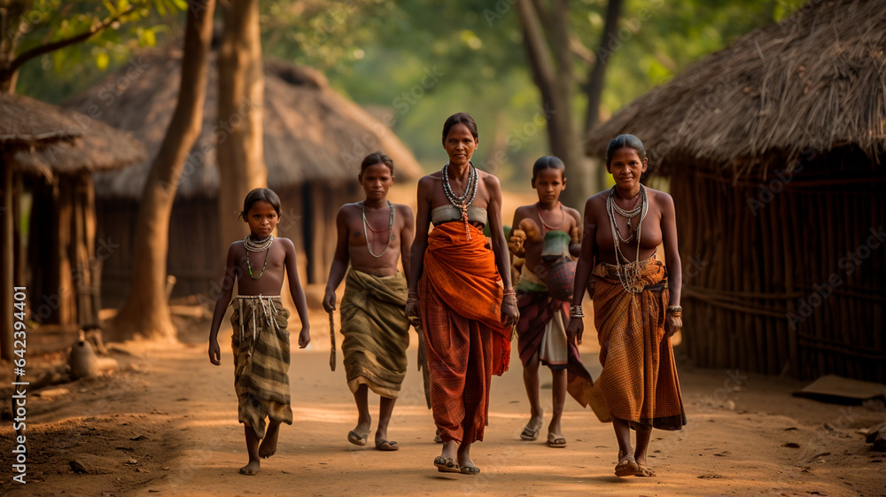 women at traditional tribe tribe of the tribe tribe in tribe village ...