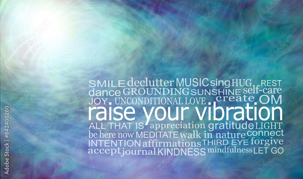 Healing Words to Raise Your Vibration from the Light Source Wall Art ...