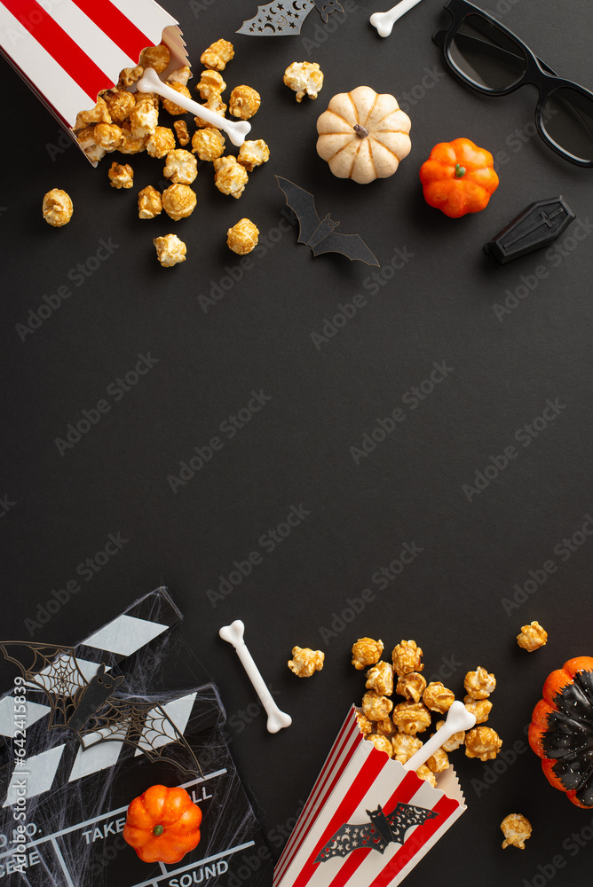 Spooky world of Halloween horrors on a cinematic night. Take in ...