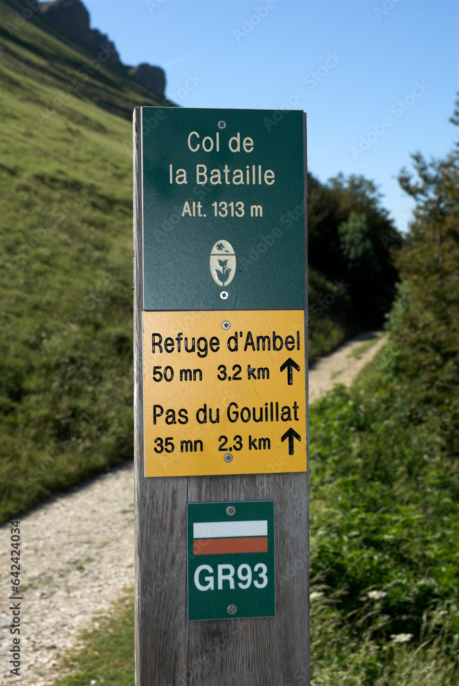 Parc naturel régional du Vercors , Col de la Bataille , 26, Drome ...