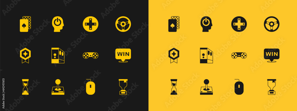 Set Racing simulator, Joystick for arcade machine, Game controller joystick, Computer mouse ...