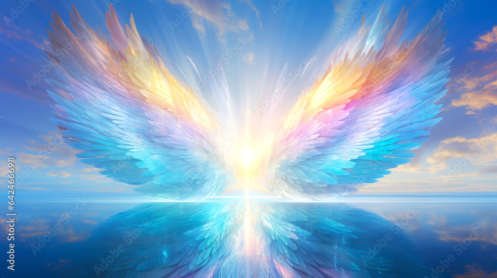 Celestial Guardians: Archangel, Angel Wings, and the Healing Light of ...