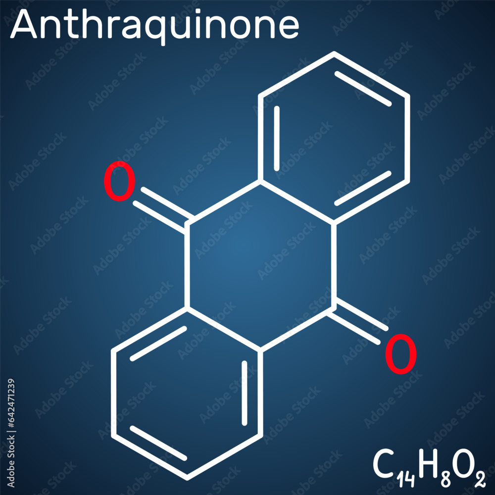 It is aromatic organic compound, quinone class. Structural chemical ...