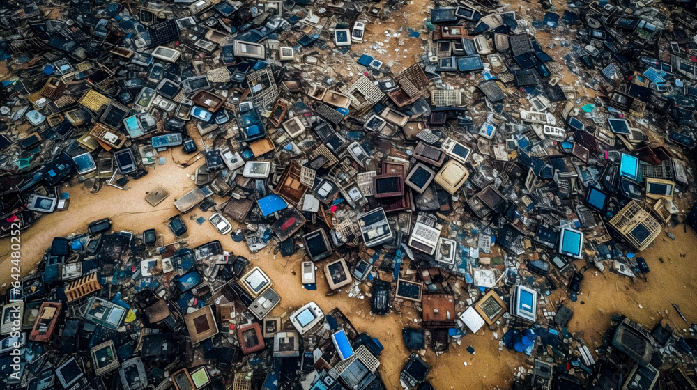 Monument of Waste: Generative AI's Vision of a Gigantic Garbage ...