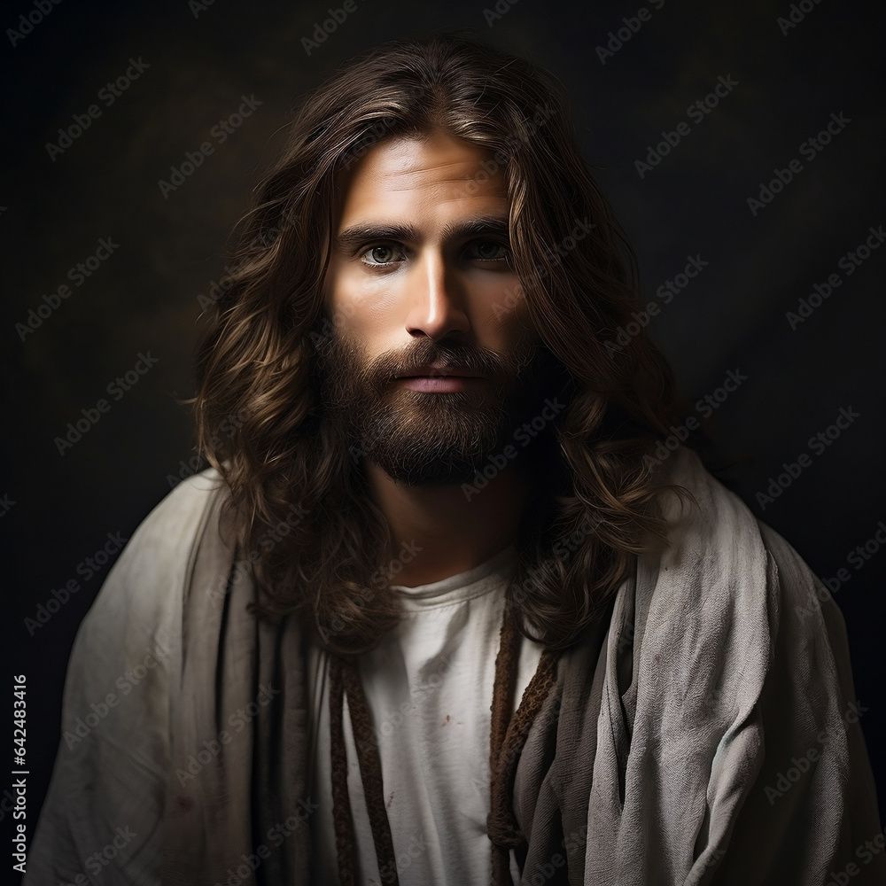 Jezus Chrystus - Król i Pan. Podobizna Boga. foto de Stock | Adobe Stock