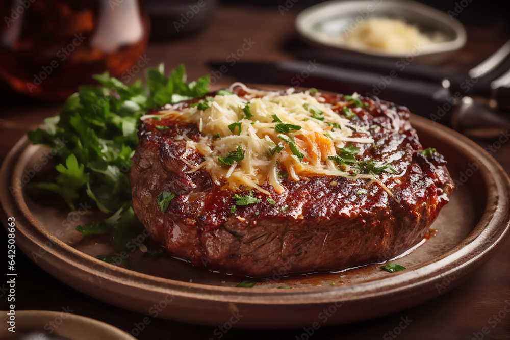 Beef steak barbecue, bife, contrafiet, bife com fritas, bbq steak on a ...