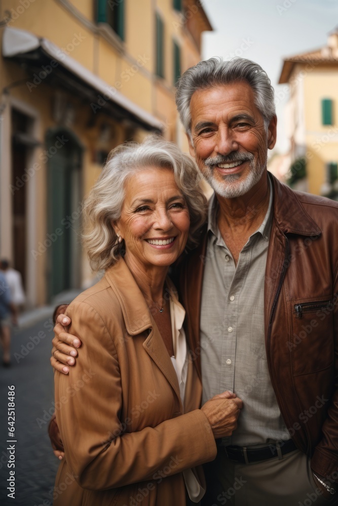 Rentner im Urlaub ,gen AI. Stock Photo | Adobe Stock