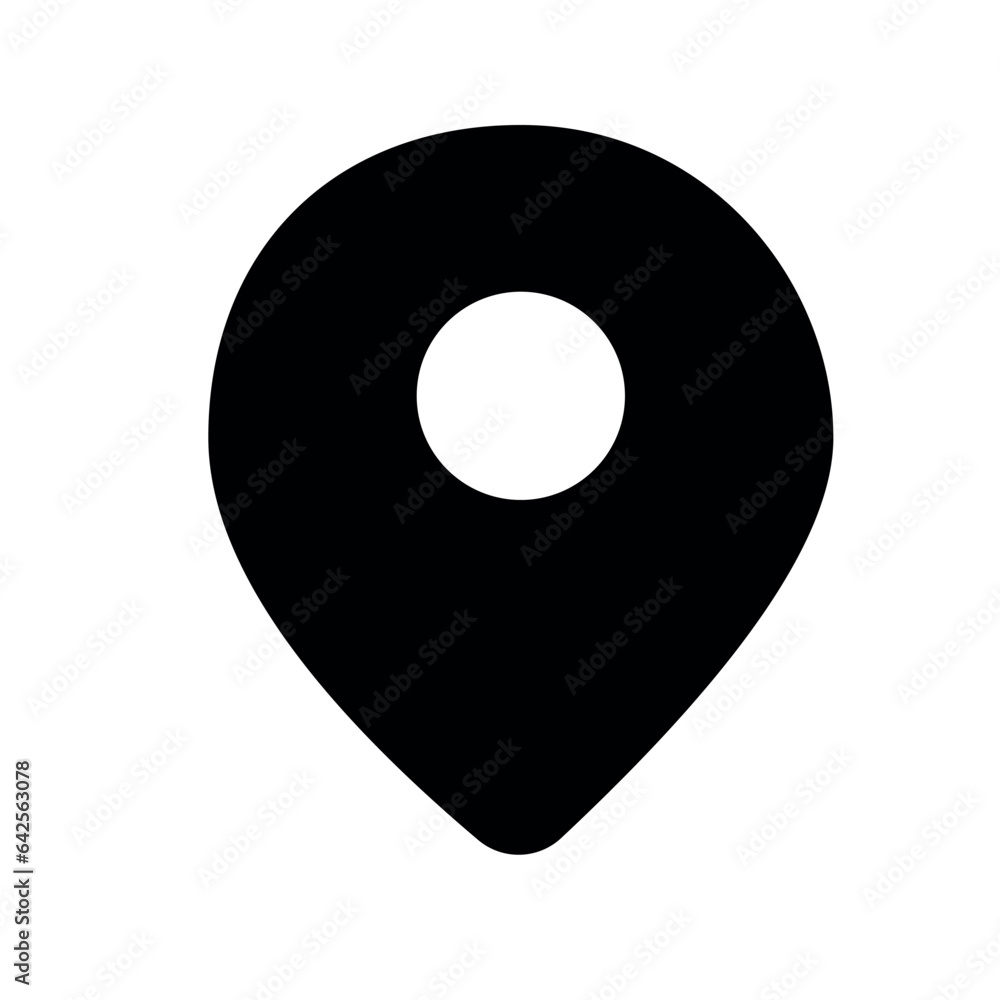 Location Marker Icon, Navigation, Map Pin, Wayfinding, GPS Marker ...