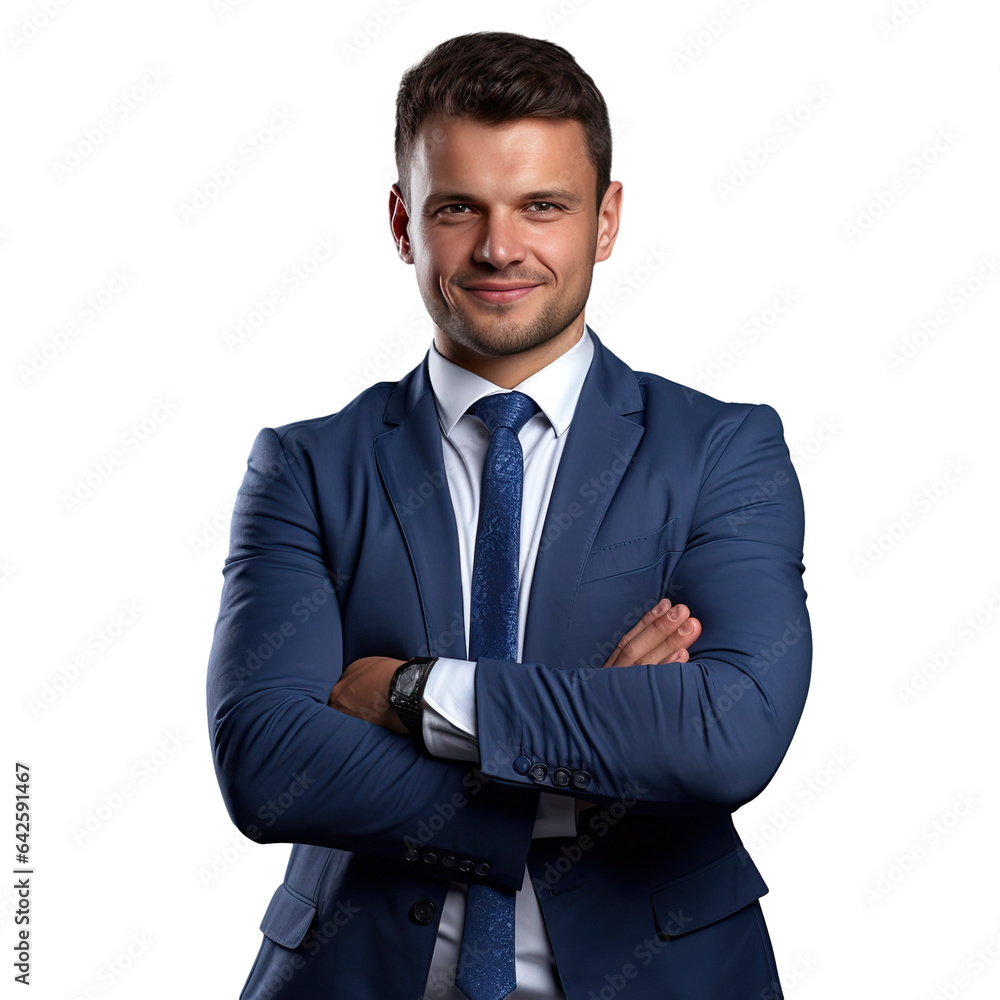 Successful 20s lawyer in formal attire standing in office posing ...