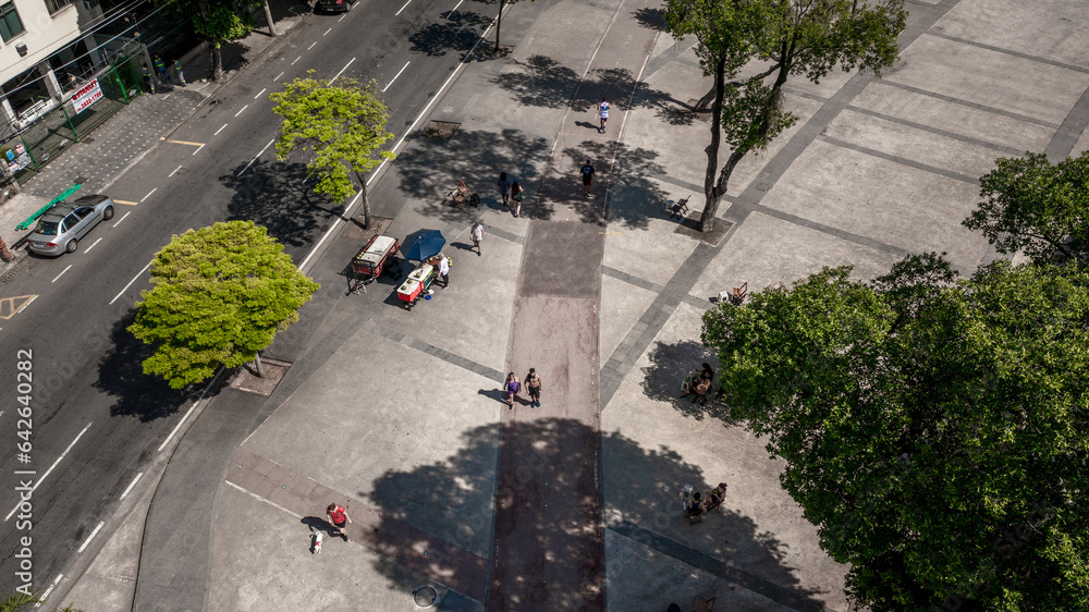 Aerial view of the Mario Filho sports complex and stadium, famous as ...