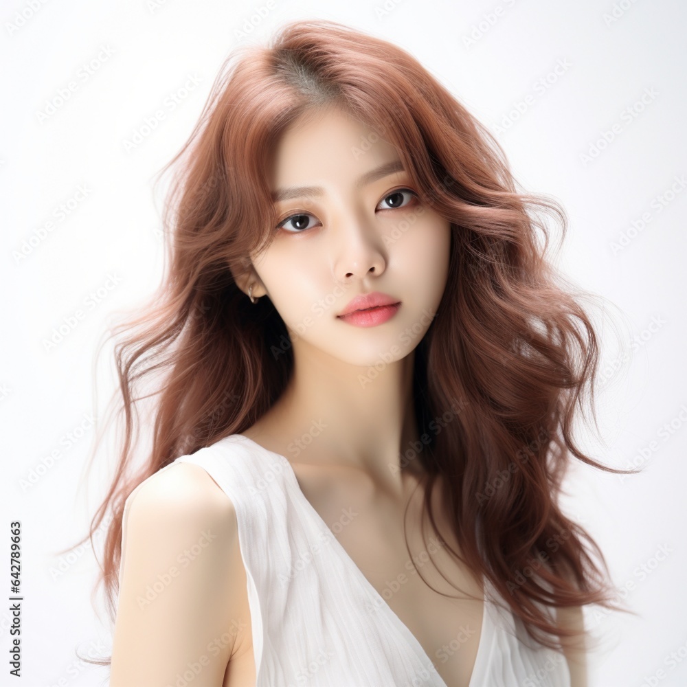 Oriental appearance image, cosmetics commercial image, K-pop artist ...