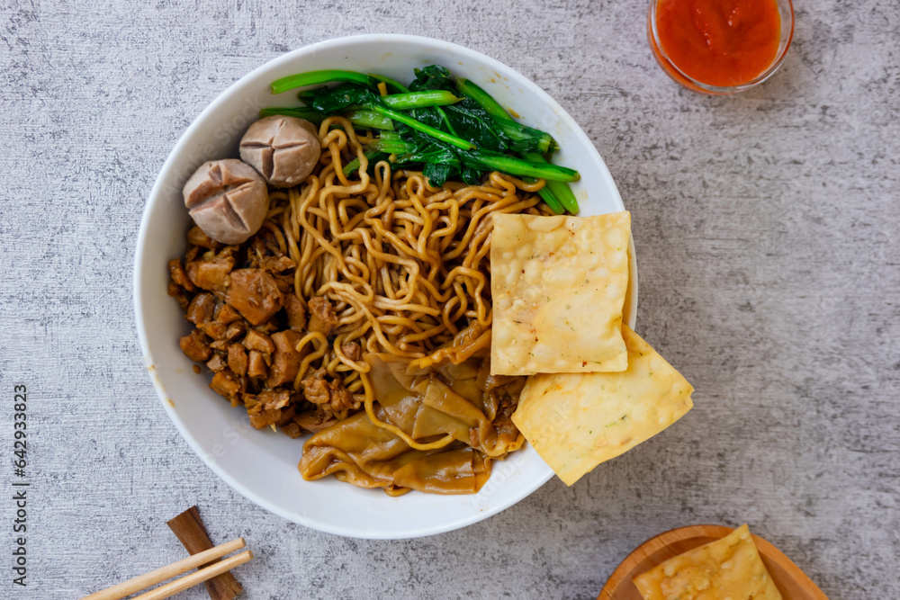 Fotka „Mie Yamin is a food from Indonesia that tastes delicious. Mie ...