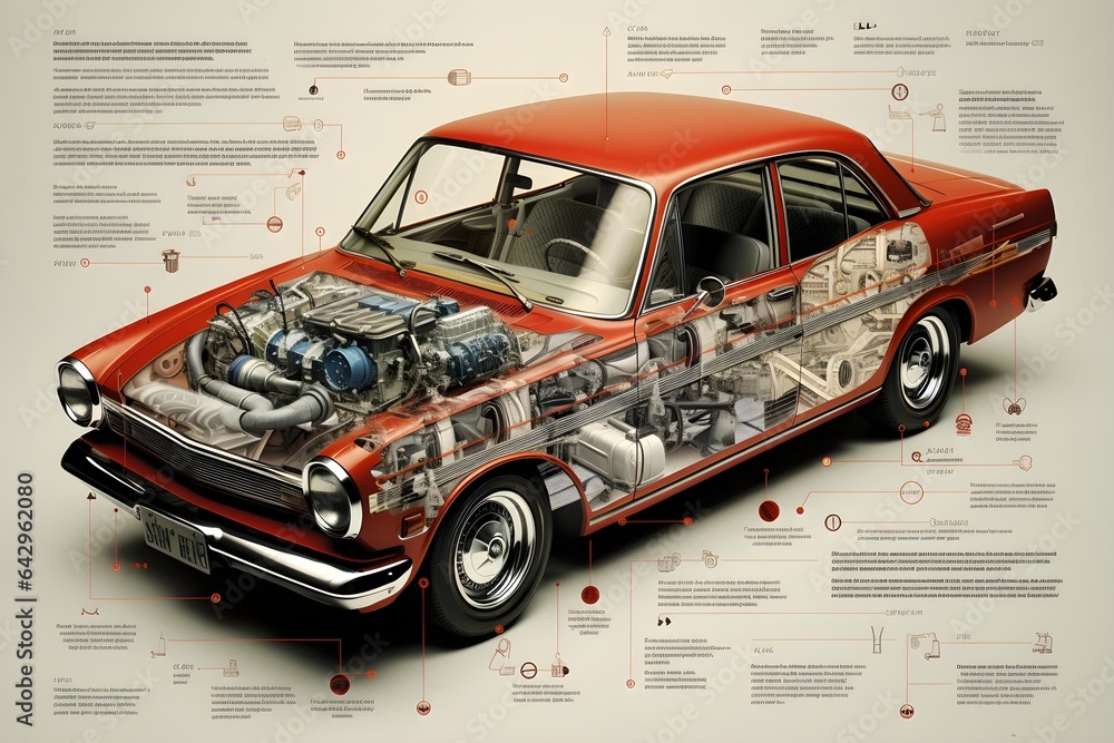 inside car diagram Explore the intricacies of a car's interior with an ...
