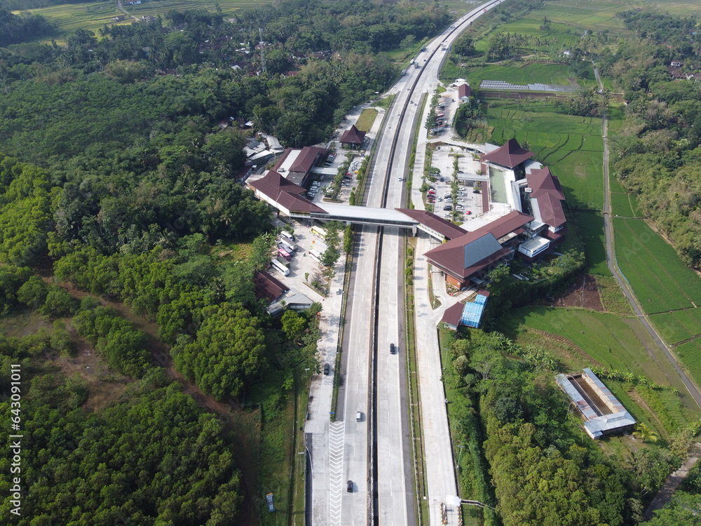 The Luxurious Rest Area of the Semarang Solo toll road in Central Java ...