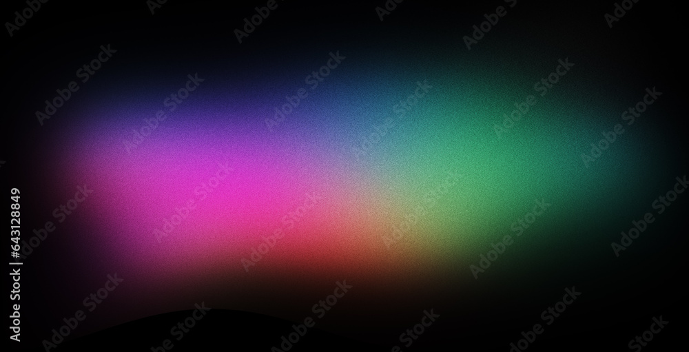 Vibrant VHS style rainbow teal white psychedelic grainy gradient color ...