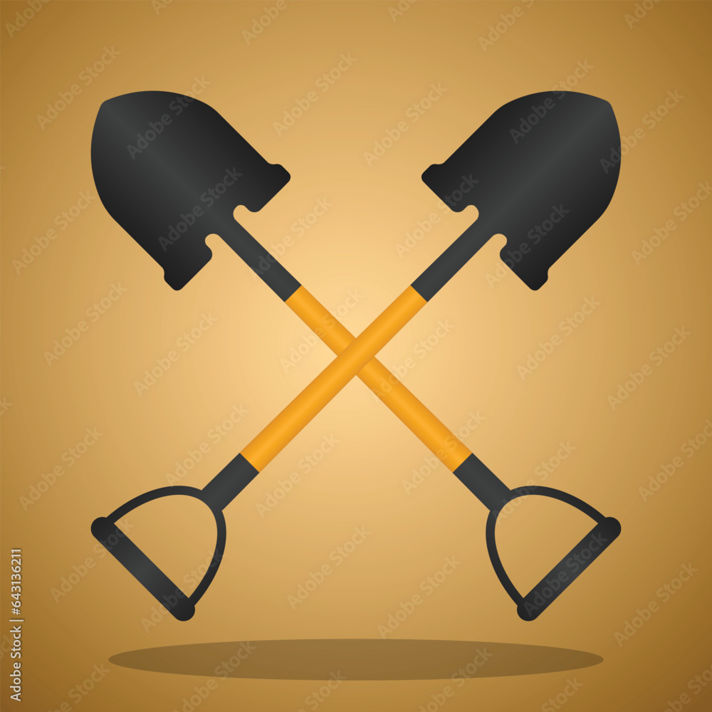 Vetor de Shovel Clipart, Shovel Vector, Construction tools, Clipart ...