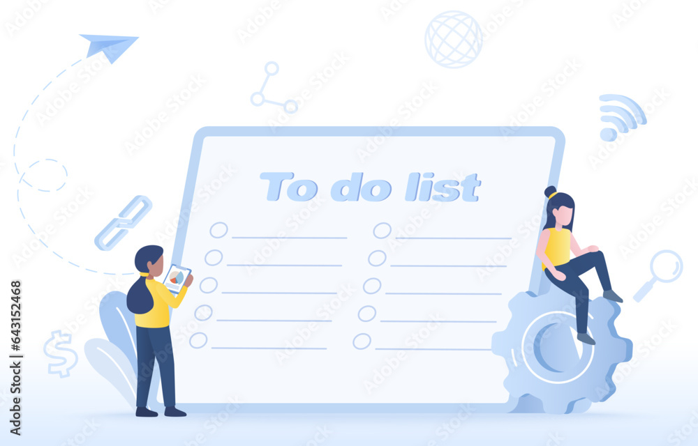 Poster To do list and schedule plan checklist concept – Wall Art ...