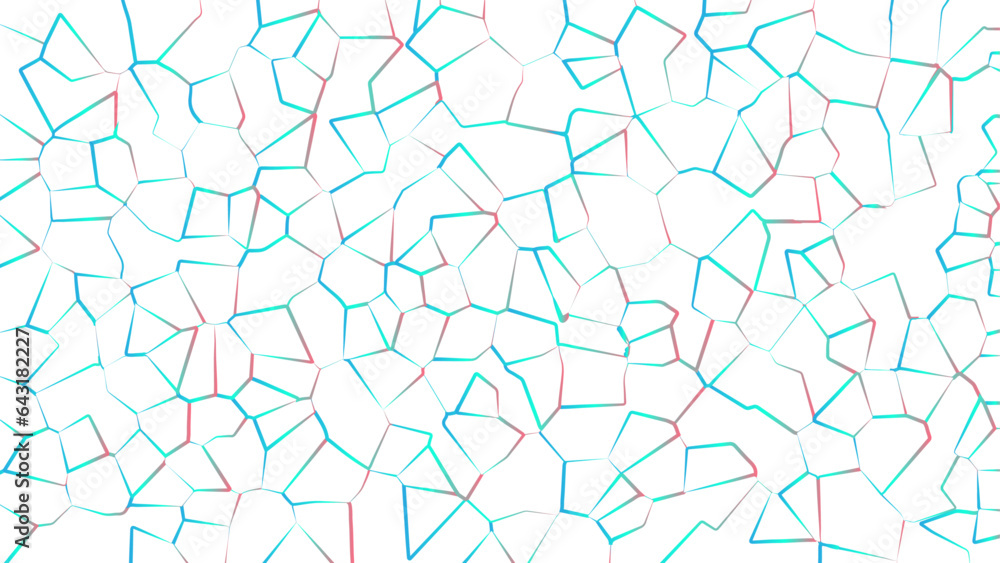 Fracture background, swimming pool water concept, cracked lines vector ...