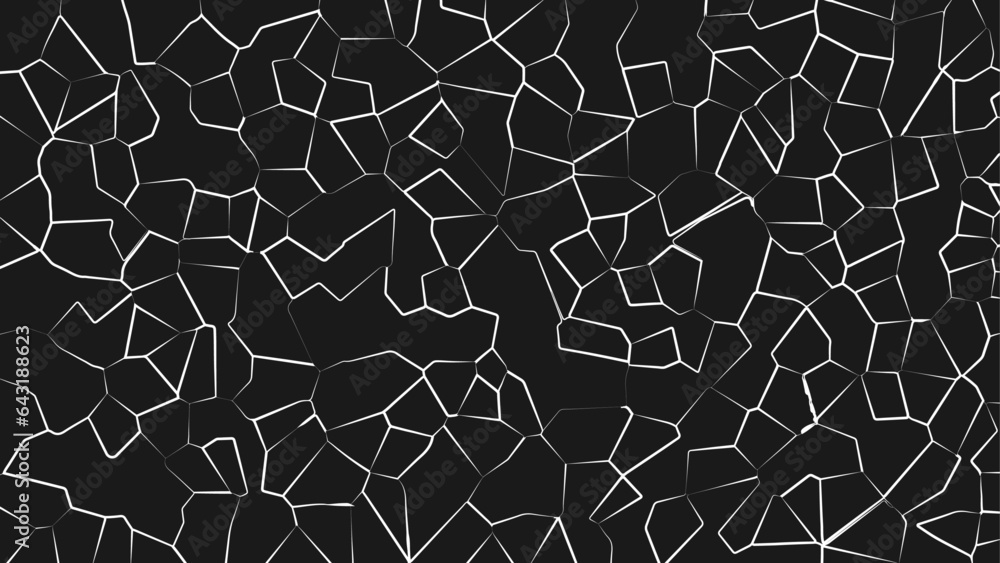 Fracture background, swimming pool water concept, cracked lines vector ...